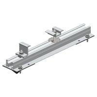 China 41mm Silver Aluminum Solar Rail 3000mm Solar Pv Mounting Rails for sale