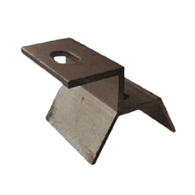 China Anti Corrosion Solar End Clamp Anodized Surface Solar Rail Mount Clamps for sale