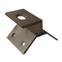 China Anti Corrosion Solar End Clamp Anodized Surface Solar Rail Mount Clamps for sale