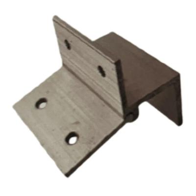 China Waterproof Solar Panel End Clamps Anodized Solar Panel Metal Roof Clamps for sale