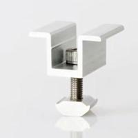 China Anodized Surface Solar Panel Clamp 60m/S Mid Clamps Solar Panels for sale