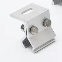 China Aluminium Mid Clamp End Clamp Weatherproof Solar Mounting Clamps for sale