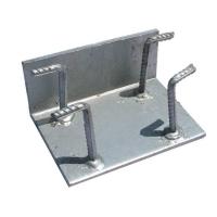 China Silver Anodized Embedded Parts Embed Plate With Headed Studs for sale