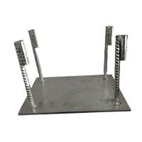 China Silver Anodized Embedded Parts Embed Plate With Headed Studs for sale