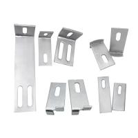 China 90 Degree Anchor Building Materials Curtain Wall Hardware Powder Coated for sale
