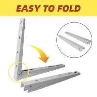China Indoor Outdoor Aircon Bracket Air Conditioner Wall Bracket 200Lbs for sale