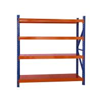 China Rustproof 4 Shelf Industrial Shelving 90kgs Load Heavy Duty Garage Shelving for sale