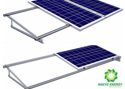 China Anti Wind Aluminum Flat Roof Ballast Solar System With High Flexibility for sale