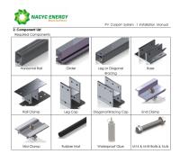 China Solar Carport Solar energy panel Support Module System  Carport Brackets PV Carport Structures For 1 Car Or 2 Cars for sale