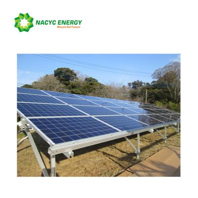 China Anodized Ground 3000W Solar Panel Mounting System For Home for sale
