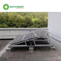 China Lightweight Flat Roof Aluminum Solar Mounting Brackets Solar Panel Fixing Brackets for sale