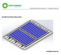 China Commercial Flat Roof Solar Mounting System For Corrugated Trapezoidal Metal Sheets for sale