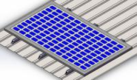 China Home PV Solar Mounting Systems Solar Panel Brackets For Industrial Metal Roof for sale