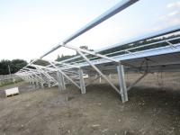 China Aluminum AL 6005- T5 Solar Ground Mount System Open Ground Solar Energy Frame for sale