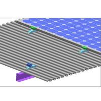 China Pitched Rooftop Solar System Kit Metal Roof Solar Mounting Systems Easy Installation for sale