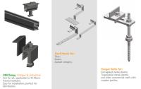 China Hooks And Hanger Bolts Solar Panel Kits Aluminum Rooftop Mounting Systems Unique Clamp for sale