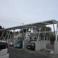 China Durability Aluminum Structure Carport Solar Racking Ground Mounted Solar Pv Systems for sale