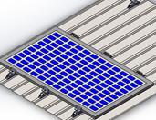 China Industrial Metal Roof Solar Mounts With Great Flexibility Solar Panel Rack for sale