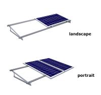 China Rust Resistance Solar Panel Mounting Bracket Tripod Frame Solar Panel Support System for sale