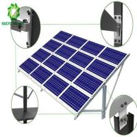 China Silver Anodized Solar Ground Mount System / Solar Energy Systems Single Pole for sale
