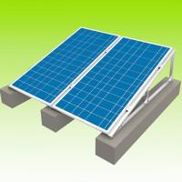 China Home Solar Rail Flat Roof Solar Mounting System / PV Panel Mounting Structures for sale