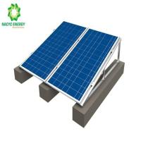 China Solar Panel Structure Flat Roof Kit Solar Roof Warehouse High Corrosion Resistance for sale