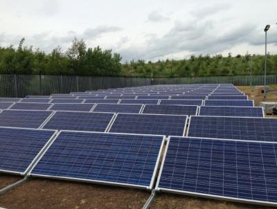 China Framed Ballasted Solar Mounting Systems PV Module Support Rack No Roof Penetration for sale