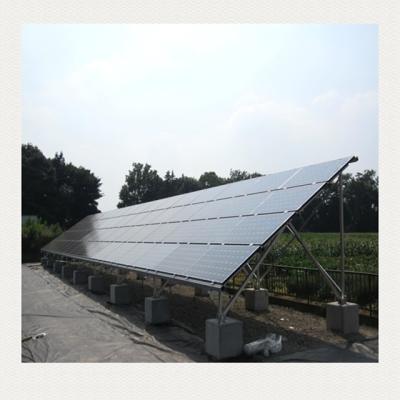 China Home PV 3kw Ground Mount Solar Racking Systems Light Weighted Design Panels Structure for sale