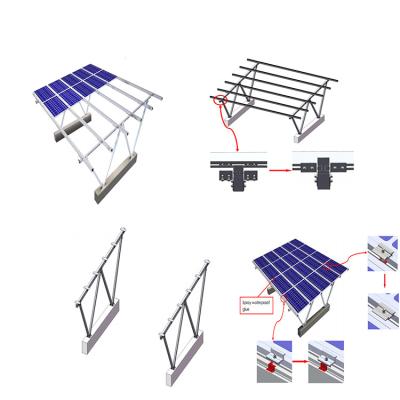 China Waterproof Design TOP VIP 0.1 dollar Support System Solar Power Parking Lot Residential Solar Panel Carport Systems for sale