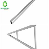 China Simplest Design Flat Roof Solar Mounting System Aluminum PV Panel Bracket for sale