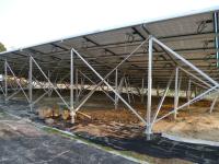 China Aluminum Solar Panel Mounting System PV Panel Support Structure Easy Installation for sale