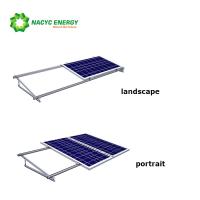 China Customized Aluminum Solar Mounting Structure For PV Panel Support Brackets for sale