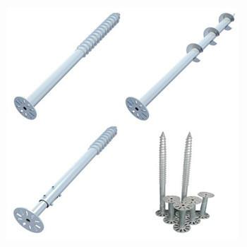 China Metal Screw Piles Foundation of Ground Solar Mounting System Economical Applied for sale