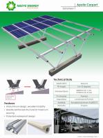 China Solar Power Carport Structure Solar Panel Mounting Brackets Excellent Endurance for sale