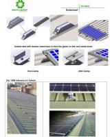 China Efficient Pitched Rooftop Solar Panel Roof Mounting Systems Quick Installation for sale