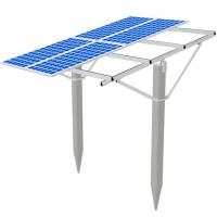 China Single Pole Wind And Solar Ground Mount System Universal Components Structure for sale