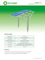 China Single Pole Wind And Solar Ground Mount System Universal Components Structure for sale