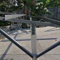 China Gi Bracket Heavy Duty Solar Ground Mount System Racks Faster Deployment Solar Panel for sale