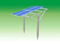 China Aluminum Rails Solar Panel Ground Mounting Systems With Cement Foundation for sale