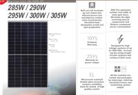 China 285W 290W 295W 300W 305W Solar Panels Poly For PV Module Solar Power System for sale