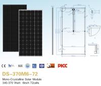 China 340W 350W 360W 370W Solar PV Panel Monocrystalline Solar Panel For Solar Farm for sale