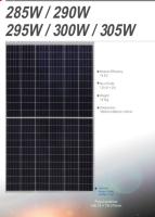 China Home Application PV Solar Panels Solar Mount On Grid Polycrystalline PV Solar Panel 285w 290w 295w 300w 305w for sale