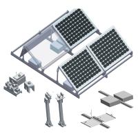 China Ballasted Solar Mounting Systems Panel Modules System Roof Solar System 10kw On Grid   Solar Energy   Panel Solar for sale
