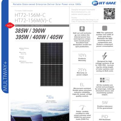 China Anti PID 405W Mono Solar Panels For Solar Energy System for sale