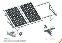 China Anodized SUS304 Tripod Flat Roof Solar Mounting System for sale