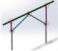 China Aluminum Bracket  Support  photovoltaic energy	 Ground Mount Solar Racking Systems off grid   solar energy on grid for sale