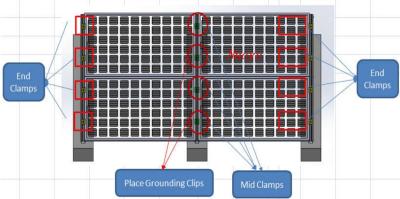 China Ground Mounted Flat Roof Solar Mounting System Solar Panel  Support system Solar Bracket Energy Solar for sale