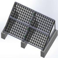 China Flexibility Solar power brackets Metal Roof Solar Mounting Systems Suitable For Roof And Ground for sale