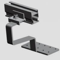 China Bracket Aluminum Structure Solar Bracket 	Metal Roof Solar Mounting Systems Innovative Patented  Highly Flexible Metal for sale
