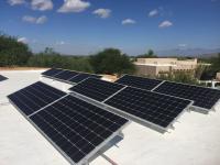 China Fixing Roof  Module Support Hold Module Solar Energy System Solar Panel Ballasted Solar Mounting Systems Home for sale